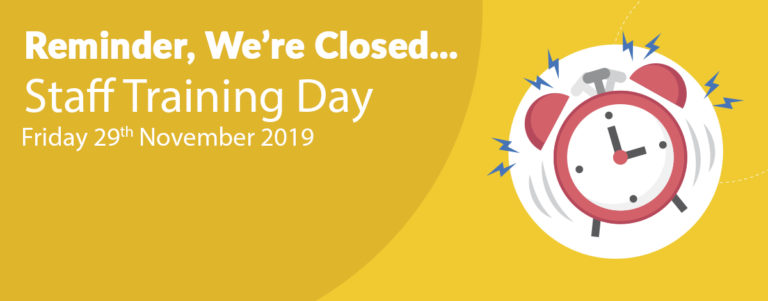 Reminder - Staff Training Day - Dame Elizabeth Cadbury School