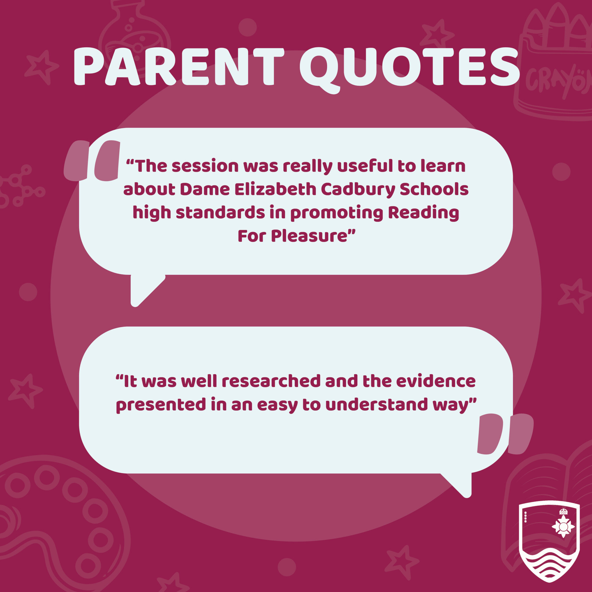 Parent/Carer Support Workshops - Dame Elizabeth Cadbury School