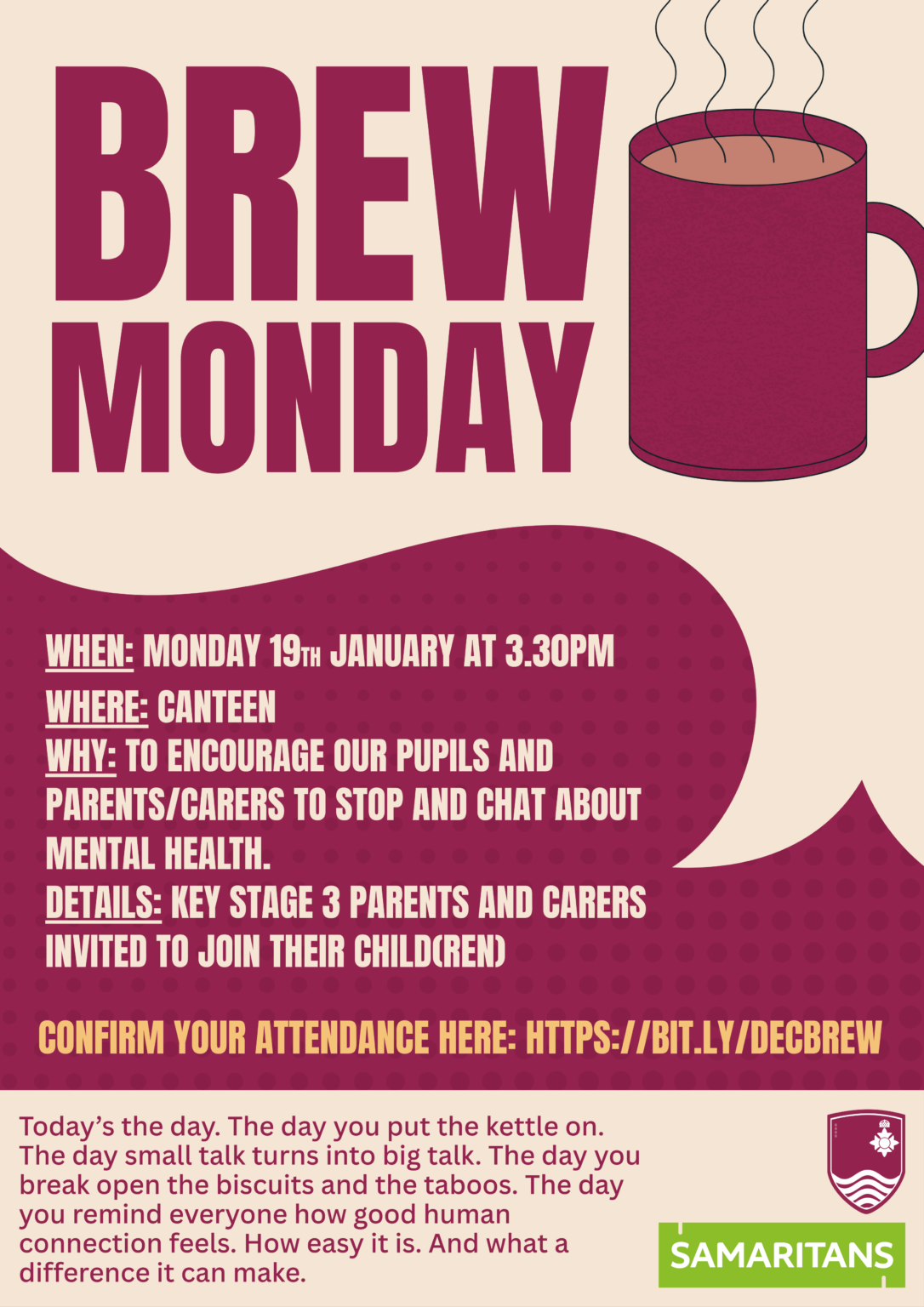 Brew Monday - Dame Elizabeth Cadbury School